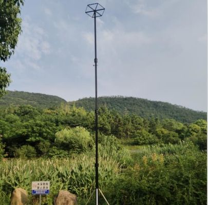 12m 40ft Elevated Photography Crank Up Telescoping Mast Aluminum Winch ...