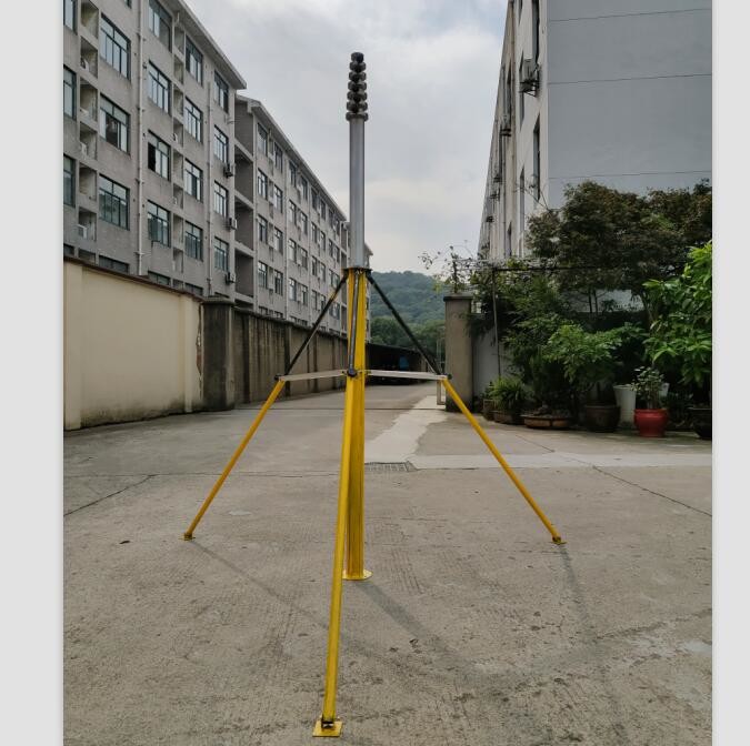 30 Ft Telescopic Antenna Mast Aluminum Hand Push Up 9m Antenna Mast ...