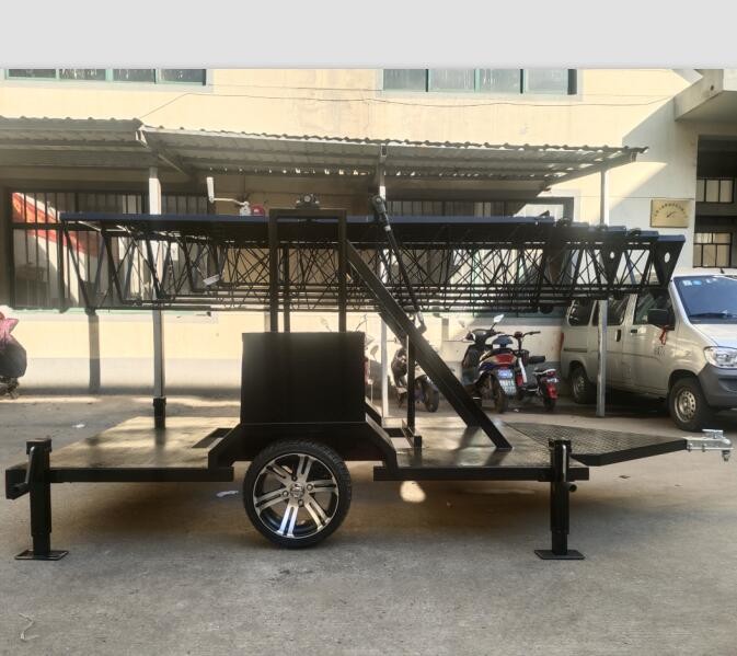 25m Cell On Wheels Communication Telescopic Antenna Pole Tv Mobile ...