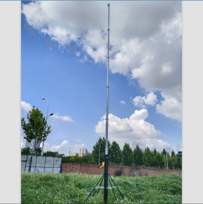 6m Aluminum Telescoping Antenna Mast Hand Crank Up Light Weight 20 Foot ...