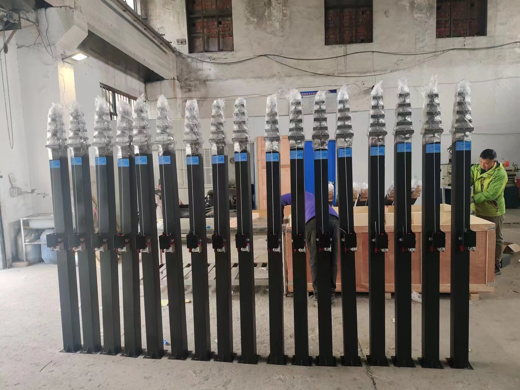 Crank Up 12m Aluminum Light Weight Sports Filming Pole Portable ...