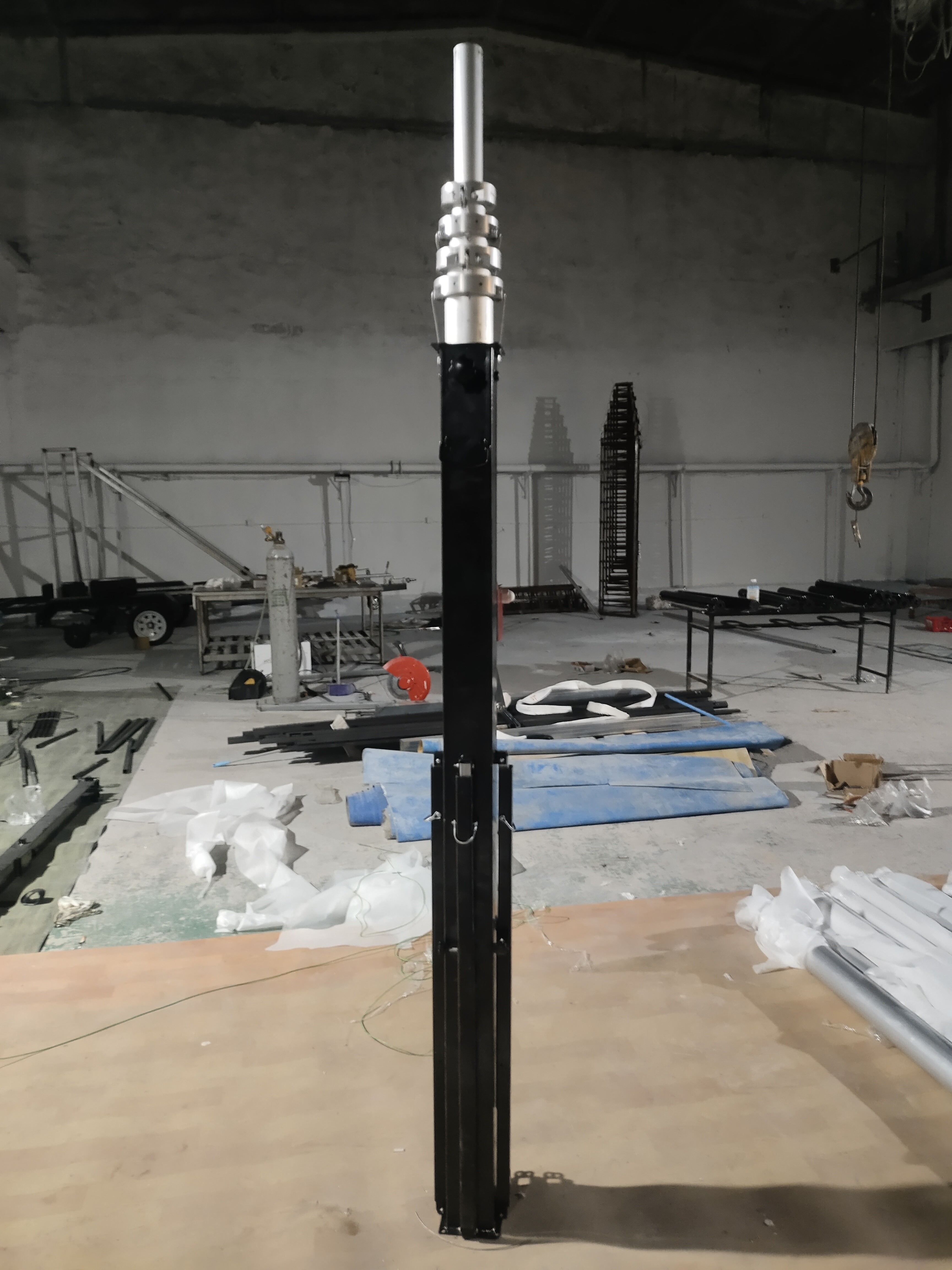 Light Weight Sports Filming Pole Portable Telescoping Pole Hand Crank ...