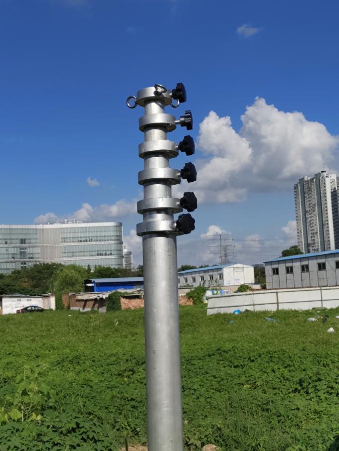 30 Ft Telescopic Antenna Mast Aluminum Hand Push Up 9m Antenna Mast ...