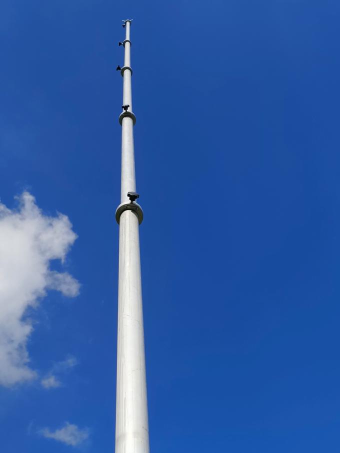 30 Ft Telescopic Antenna Mast Aluminum Hand Push Up 9m Antenna Mast ...