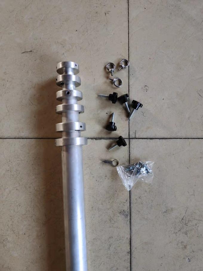 40 Ft Telescopic Antenna Mast TV Survey Station Mast Hand Crank Up ...