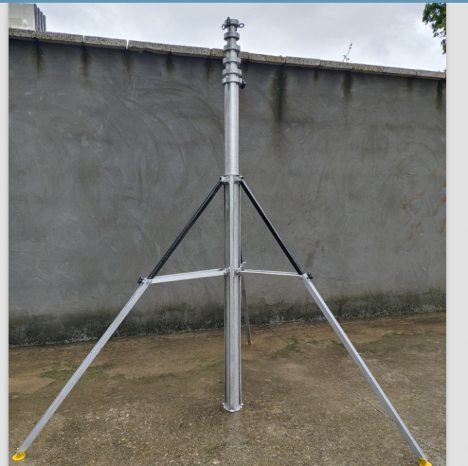 40 Ft Telescopic Antenna Mast TV Survey Station Mast Hand Crank Up ...